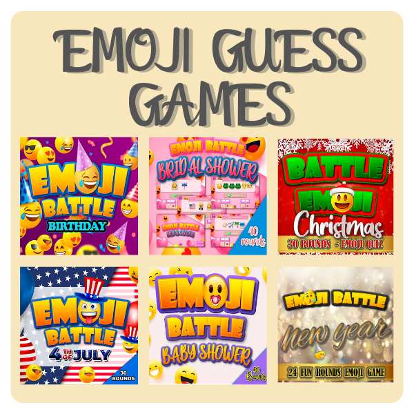 Emoji Guess Games - EMOJI GUESSING GAMES – The Game Room