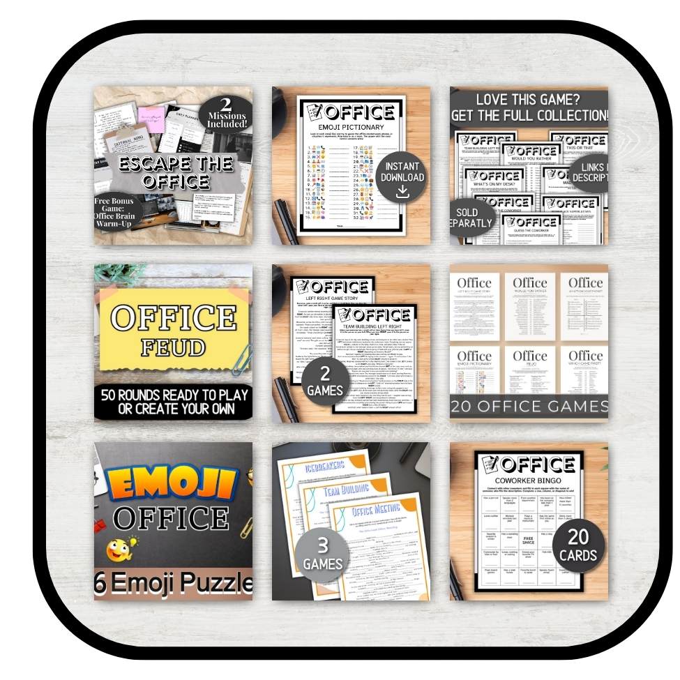 The Game Room | Printable & PowerPoint Party Games for Every Occasion