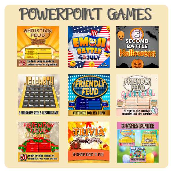 40 Bible and Church Games to Make Scripture Stick: Fun for All Ages ...