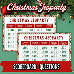 CHRISTMAS JEOPARDY GAME PRINTABLE – The Game Room