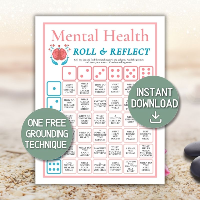 Mental Health Game Printable, Therapy Dice Activity for Groups & SEL ...