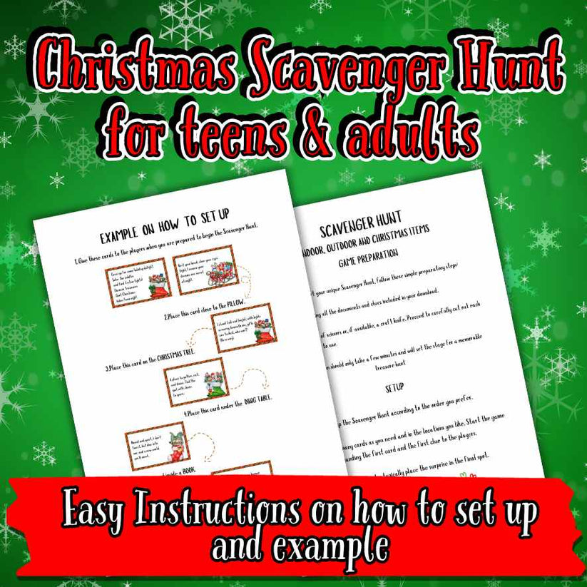 CHRISTMAS SCAVENGER HUNT FOR TEENS – The Game Room