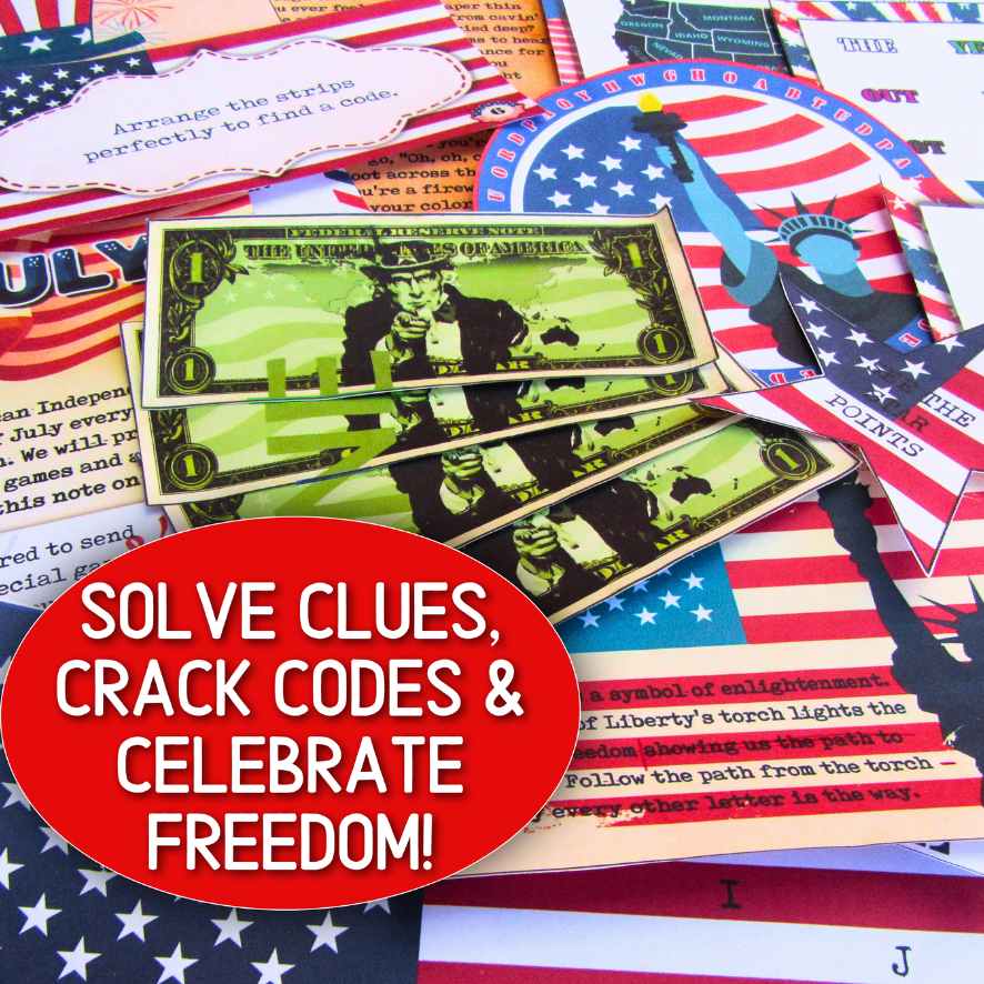 4th JULY ESCAPE ROOM - PRINT AND PLAY – The Game Room
