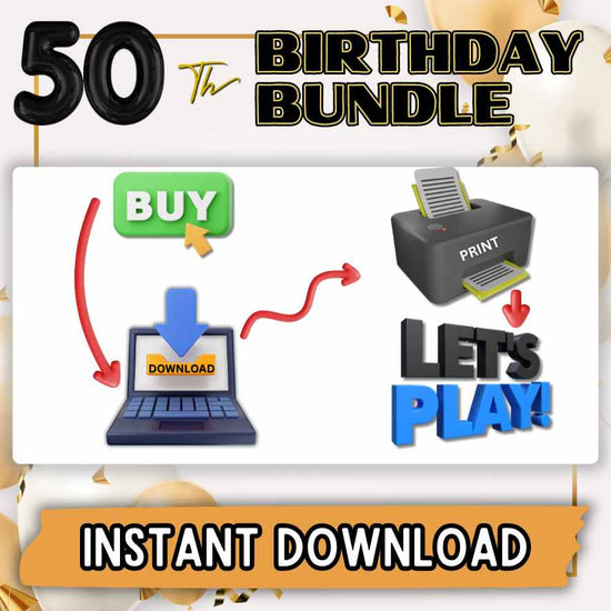 50TH BIRTHDAY PARTY GAMES PRINTABLE – The Game Room