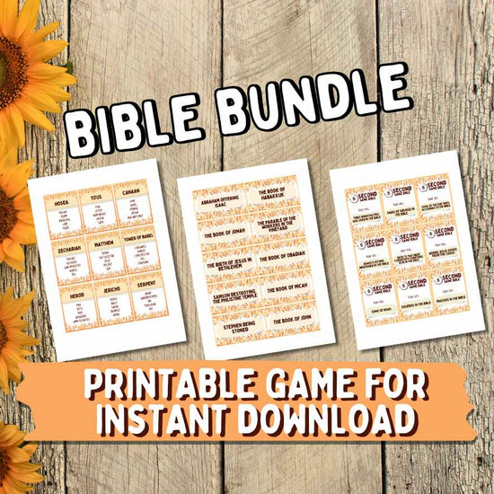 BIBLE GAME BUNDLE PRINTABLE GAMES – The Game Room