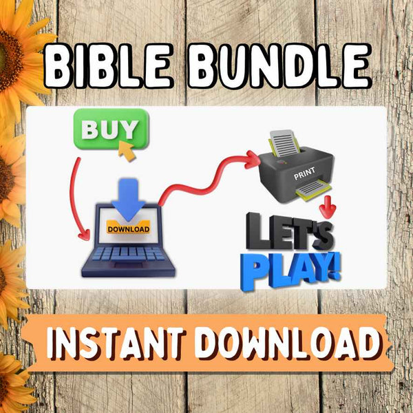 BIBLE GAME BUNDLE PRINTABLE GAMES – The Game Room