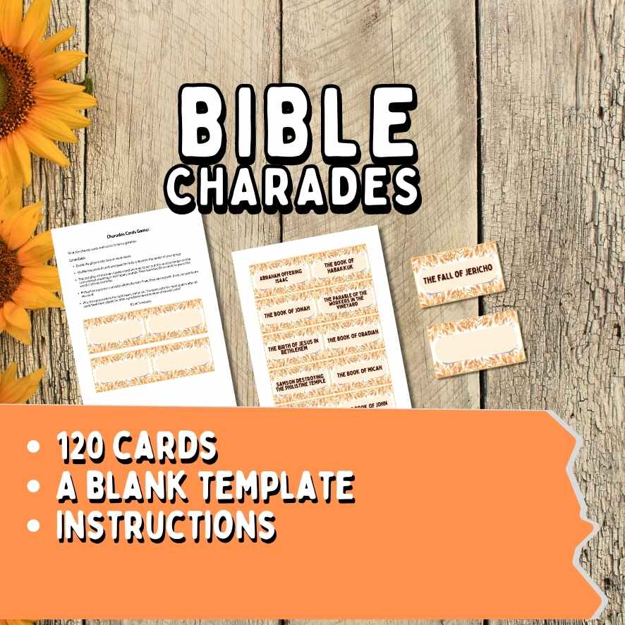 CHRISTIAN CHARADES PRINTABLE GAMES – The Game Room