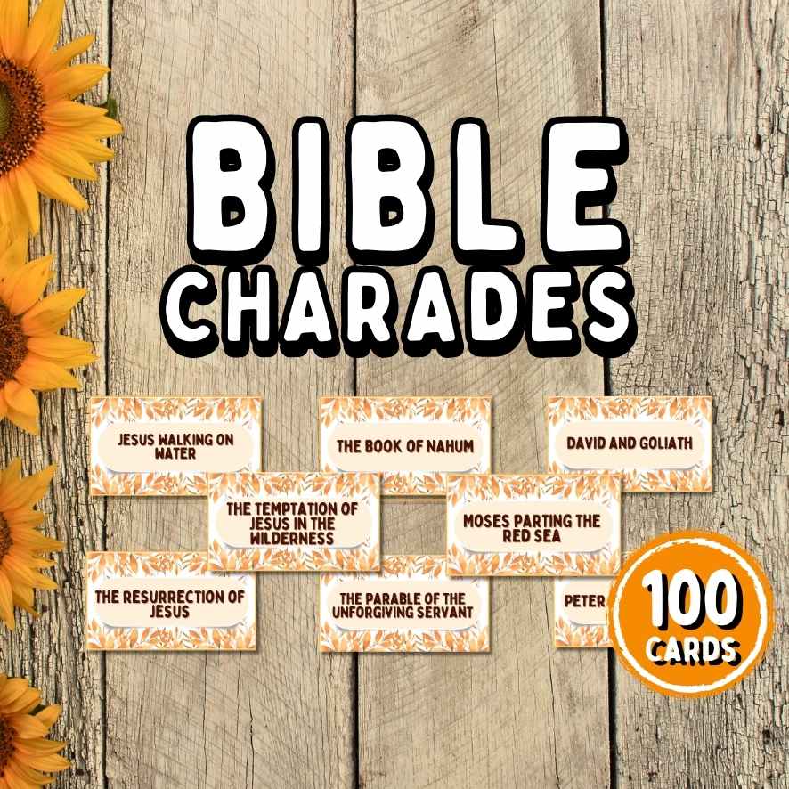 CHRISTIAN CHARADES PRINTABLE GAMES – The Game Room