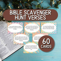 BIBLE SCAVENGER HUNT PRINTABLE GAME – The Game Room