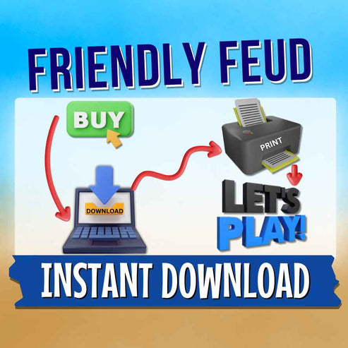 FAMILY FRIENDLY FEUD BUNDLE - PRINTABLE GAME – The Game Room