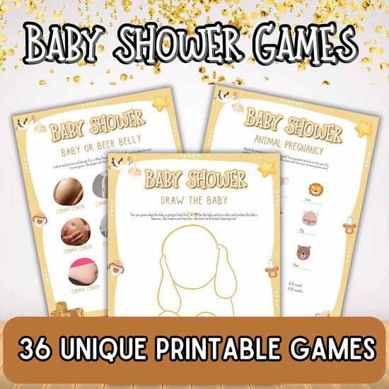 BABY SHOWER GAMES BUNDLE – The Game Room