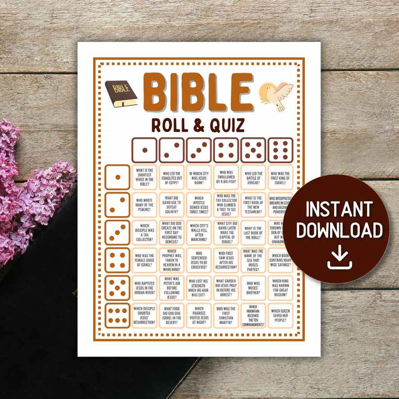 BIBLE ROLL AND QUIZ DICE GAME – The Game Room