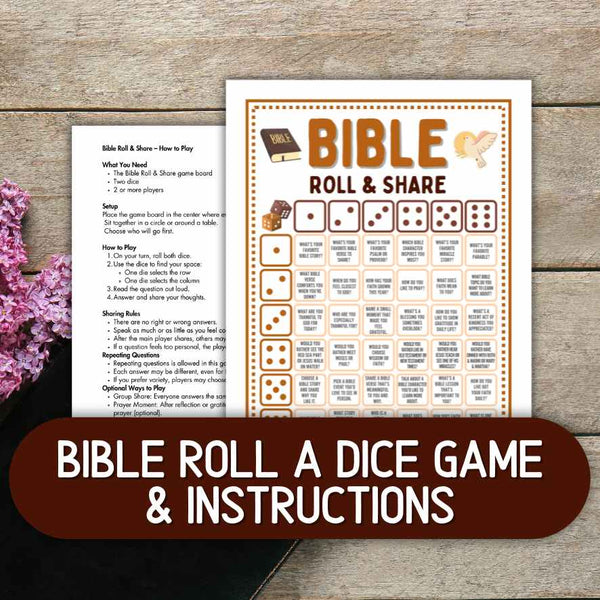 BIBLE ROLL AND SHARE DICE GAME – The Game Room