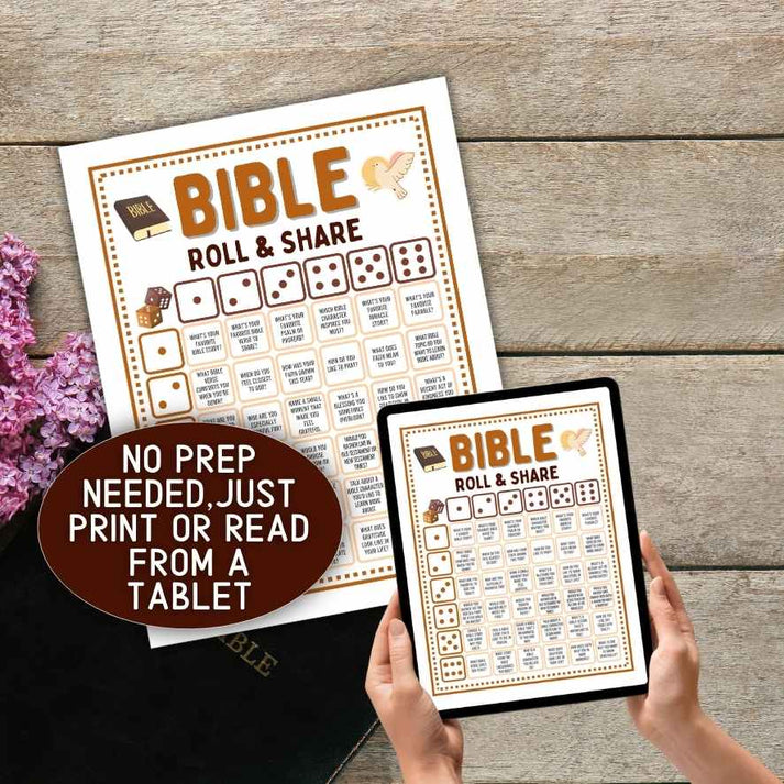 BIBLE ROLL AND SHARE DICE GAME – The Game Room