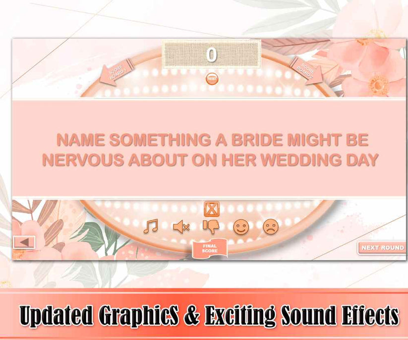 BRIDAL FEUD PARTY GAME - BRIDAL SHOWER GAME – The Game Room
