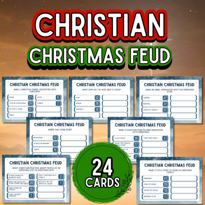 CHRISTIAN CHRISTMAS FAMILY FEUD GAME – The Game Room