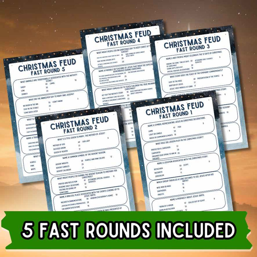 CHRISTIAN CHRISTMAS FEUD GAME – The Game Room