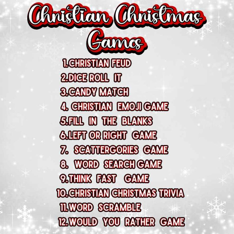Christian Christmas Games Bundle - Fun for All Ages! 🎄 | Instant ...