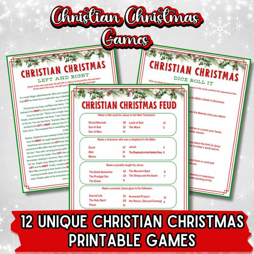 Christian Christmas Games Bundle - Fun for All Ages! 🎄 | Instant ...