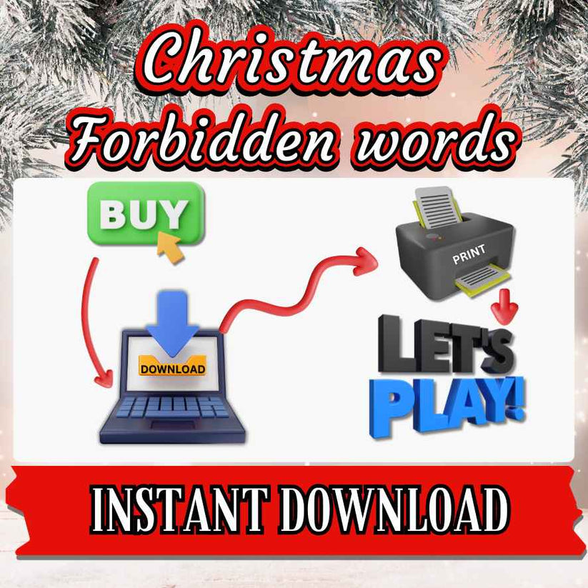 CHRISTMAS GAME FORBIDDEN WORDS – The Game Room