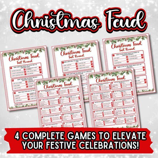 6 PRINTABLE CHRISTMAS GAME BUNDLE – The Game Room