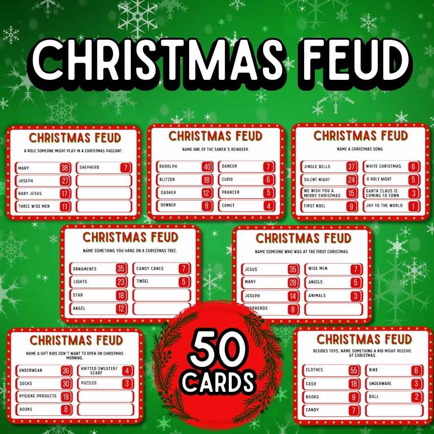 CHRISTMAS FEUD GAME – The Game Room