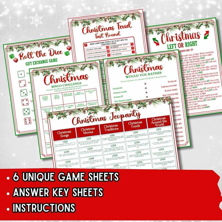 Christmas Games | Fun Printable & Interactive Games for All Ages – Page ...