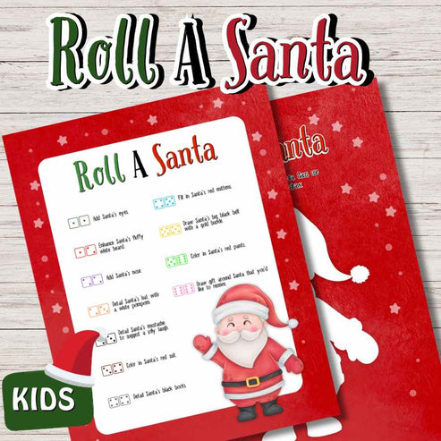 Roll a Santa Game | Fun Christmas Dice Game for Kids – The Game Room