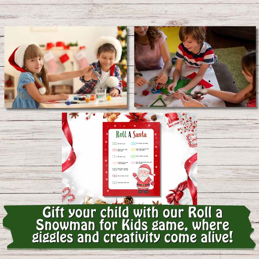 Roll a Santa Game | Fun Christmas Dice Game for Kids – The Game Room