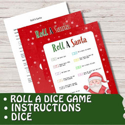 Roll a Santa Game | Fun Christmas Dice Game for Kids – The Game Room