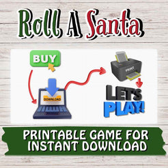 Roll a Santa Game | Fun Christmas Dice Game for Kids – The Game Room