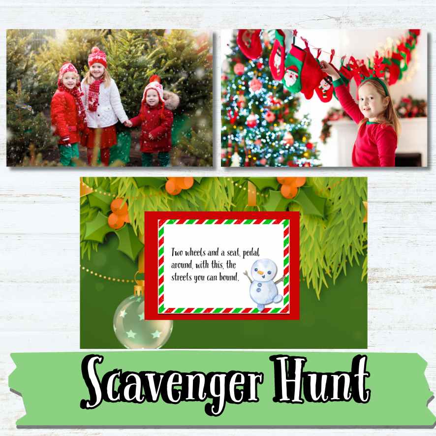 Christmas Scavenger Hunt for Kids – Printable Holiday Game – The Game Room