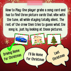 Christmas Song Picture Game | Fun Printable Holiday Party Activity ...