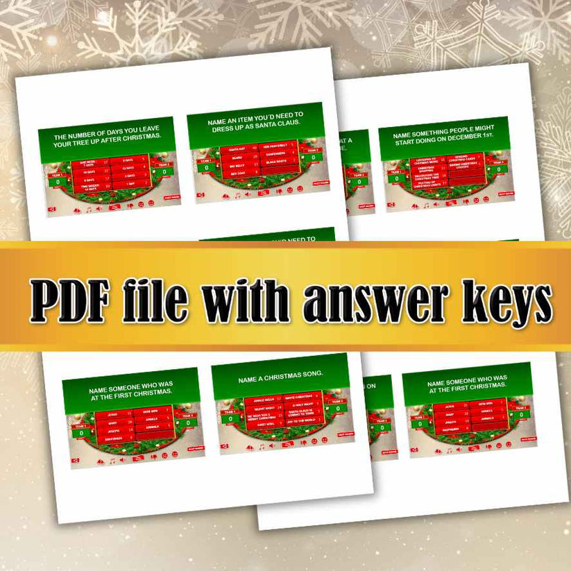 CHRISTMAS GAME 🎄 FAMILY FRIENDLY FEUD – The Game Room