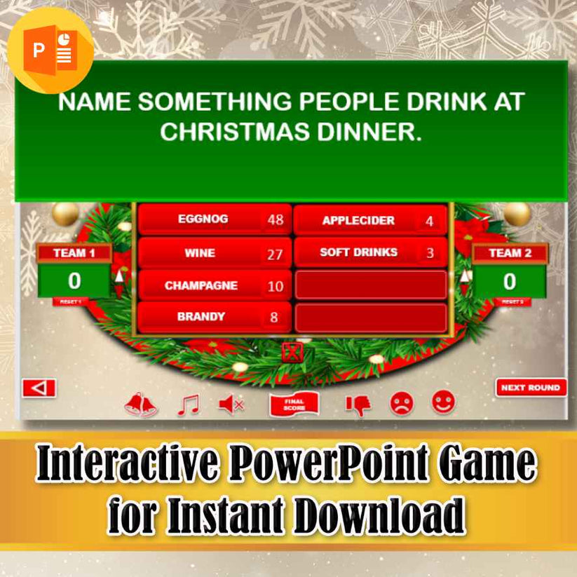 CHRISTMAS GAME 🎄 FAMILY FRIENDLY FEUD – The Game Room