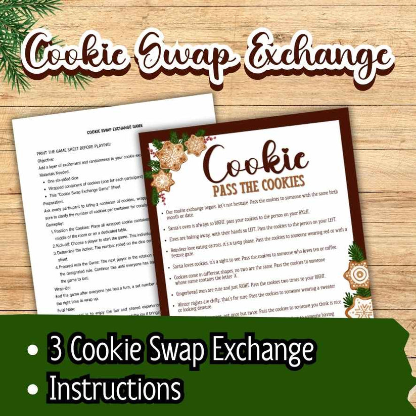 CHRISTMAS COOKIE GAME GIFT EXCHANGE – The Game Room