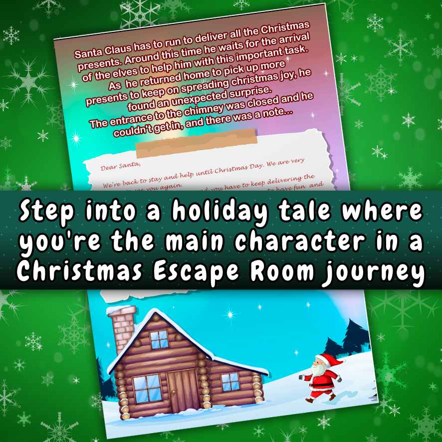 Christmas Escape Room Game for Adults & Teens | Print-and-Play Holiday ...