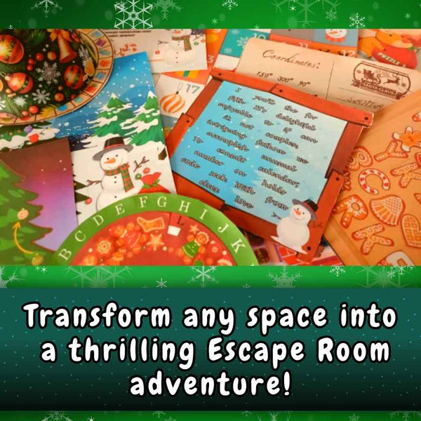 Christmas Escape Room Game for Adults & Teens | Print-and-Play Holiday ...