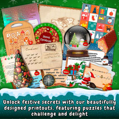 Printable Christmas Escape Room Game for Kids – Perfect for Holiday Fun ...