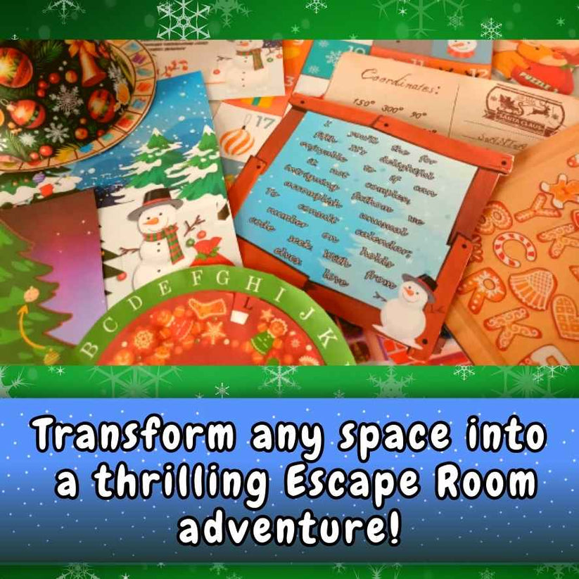 Printable Christmas Escape Room Game for Kids – Perfect for Holiday Fun ...