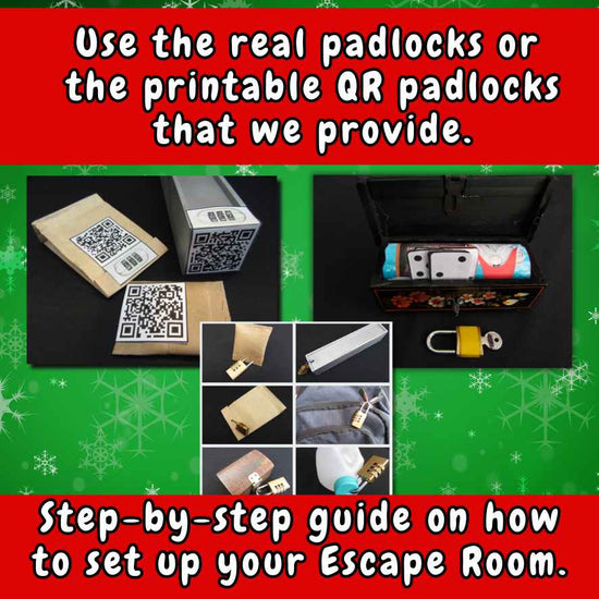 CHRISTMAS ESCAPE ROOM FAMILY AT HOME – The Game Room