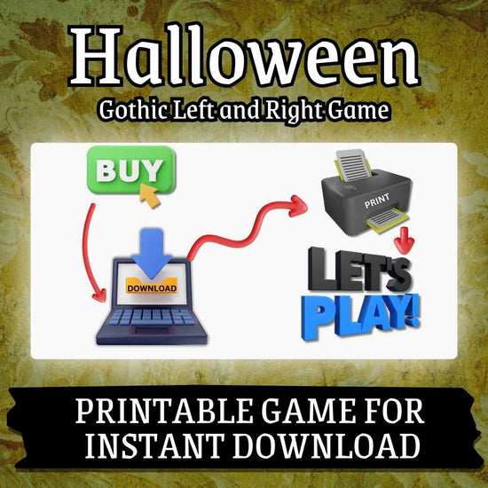 LEFT RIGHT HALLOWEEN GOTHIC STORY GAME – The Game Room