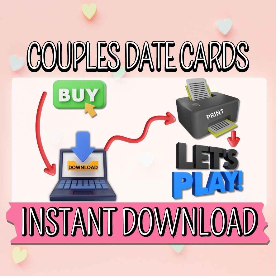 100 COUPLES DATE CARDS PRINTABLE GAMES – The Game Room