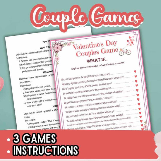 COUPLES GAME BUNDLES PRINTABLE – The Game Room