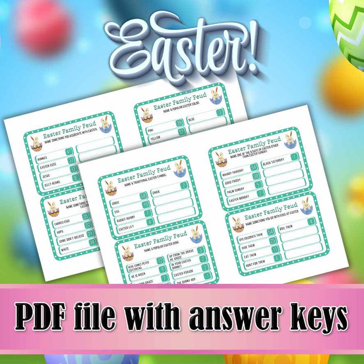 EASTER FAMILY FRIENDLY FEUD - Fun Easter Game – The Game Room