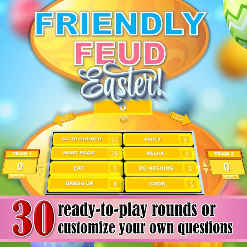 EASTER FAMILY FRIENDLY FEUD - Fun Easter Game – The Game Room