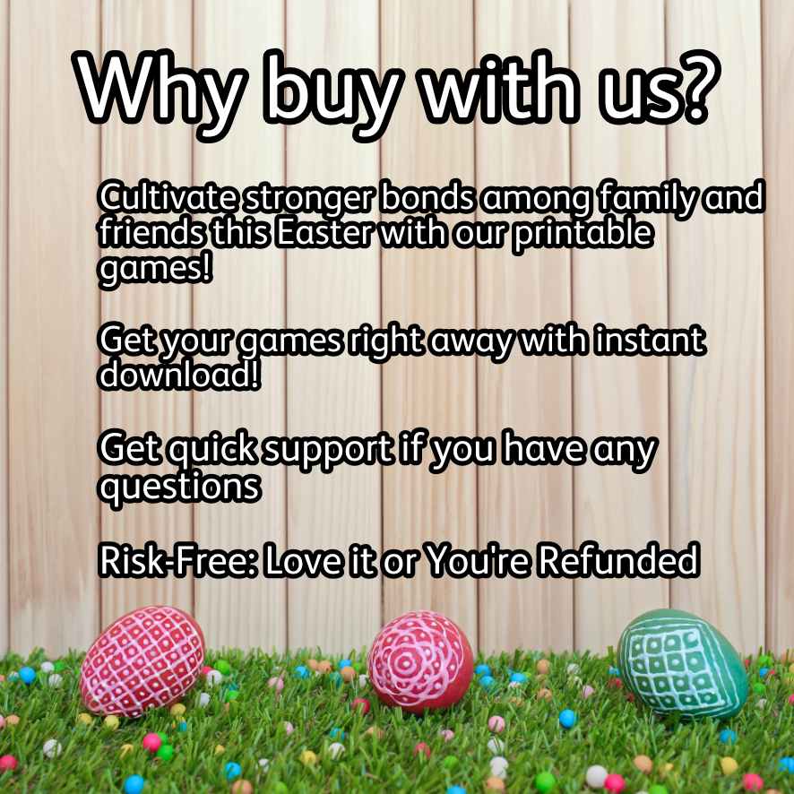 EASTER GAME JEOPARDY PRINTABLE – The Game Room