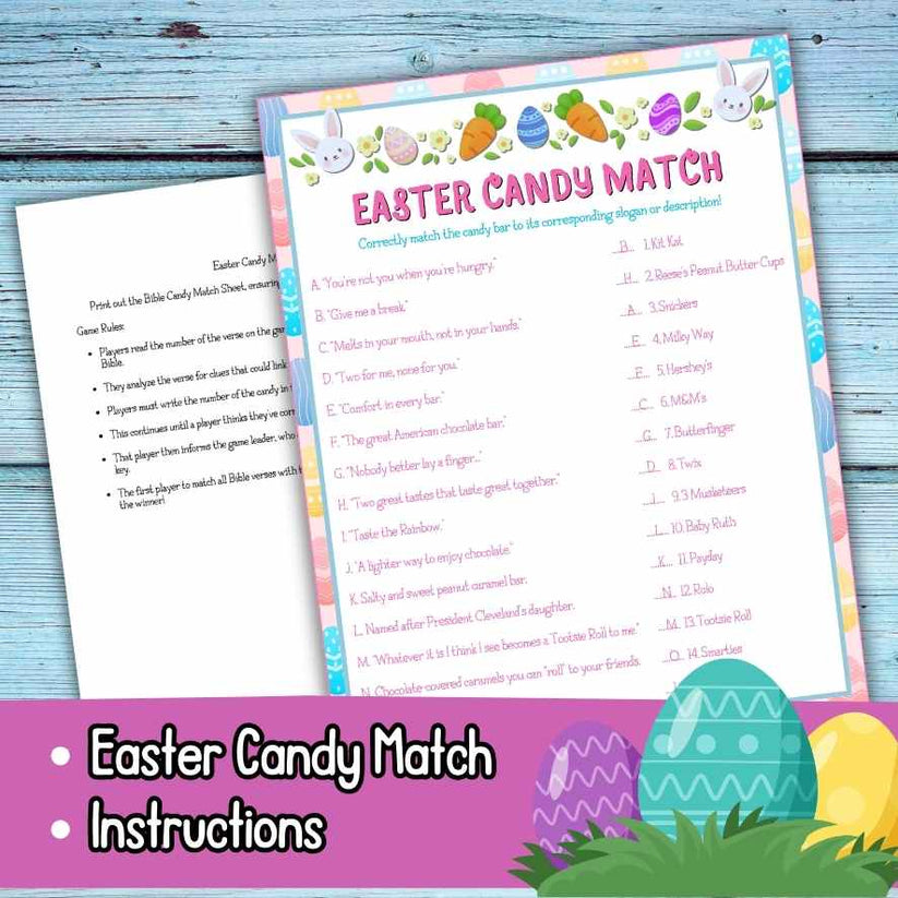 EASTER CANDY MATCH GAME – The Game Room