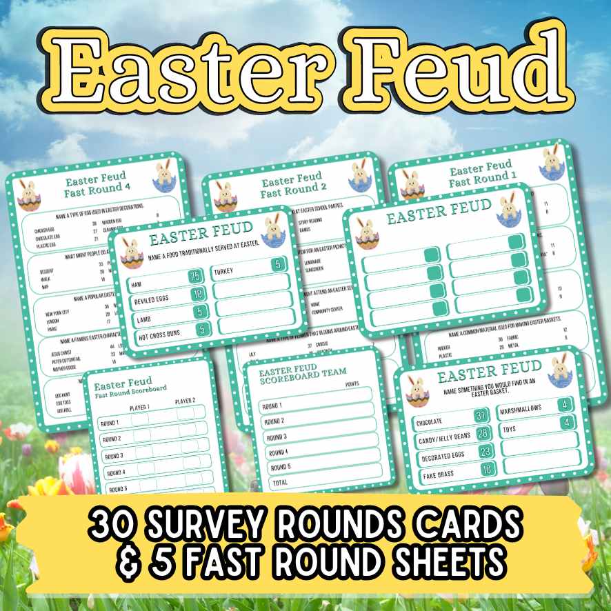 EASTER FAMILY FEUD GAME PRINTABLE – The Game Room