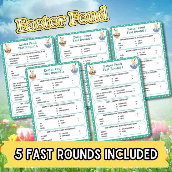 EASTER FAMILY FEUD GAME PRINTABLE – The Game Room